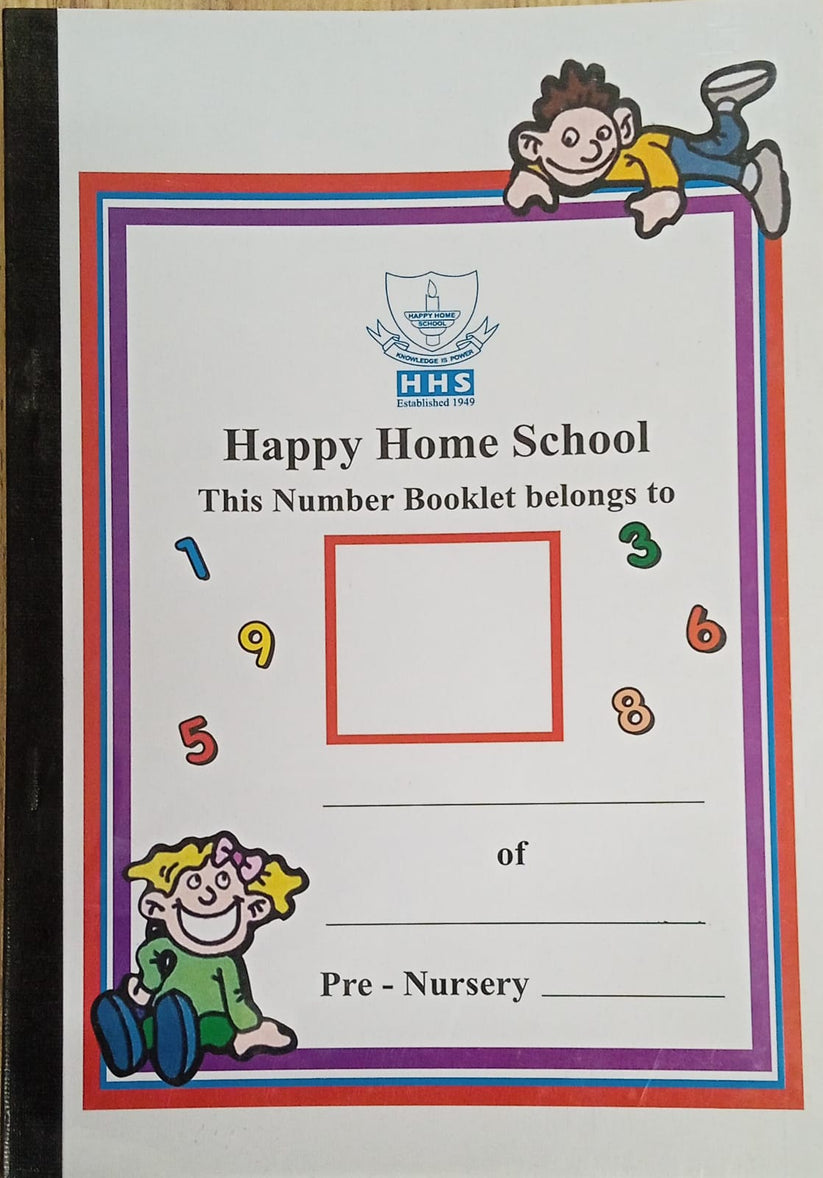 Pre-Nursery Number Booklet – Clover